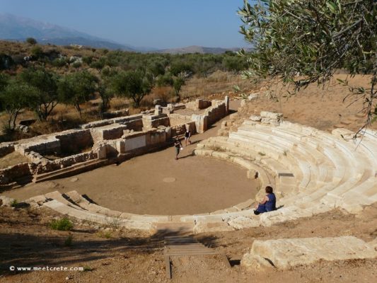 Ancient Aptera – Theatre, Monastery St.Theologos, Koules
